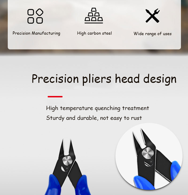 1pc Diagonal Pliers Electrical Wire Cable Cutters Cutting Side Snips ...