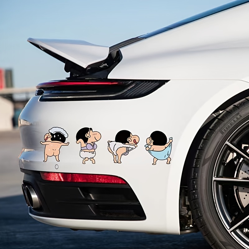 Cartoon Fuuny Cute Little Boy Sticker For Motorcycle Car Personality ...