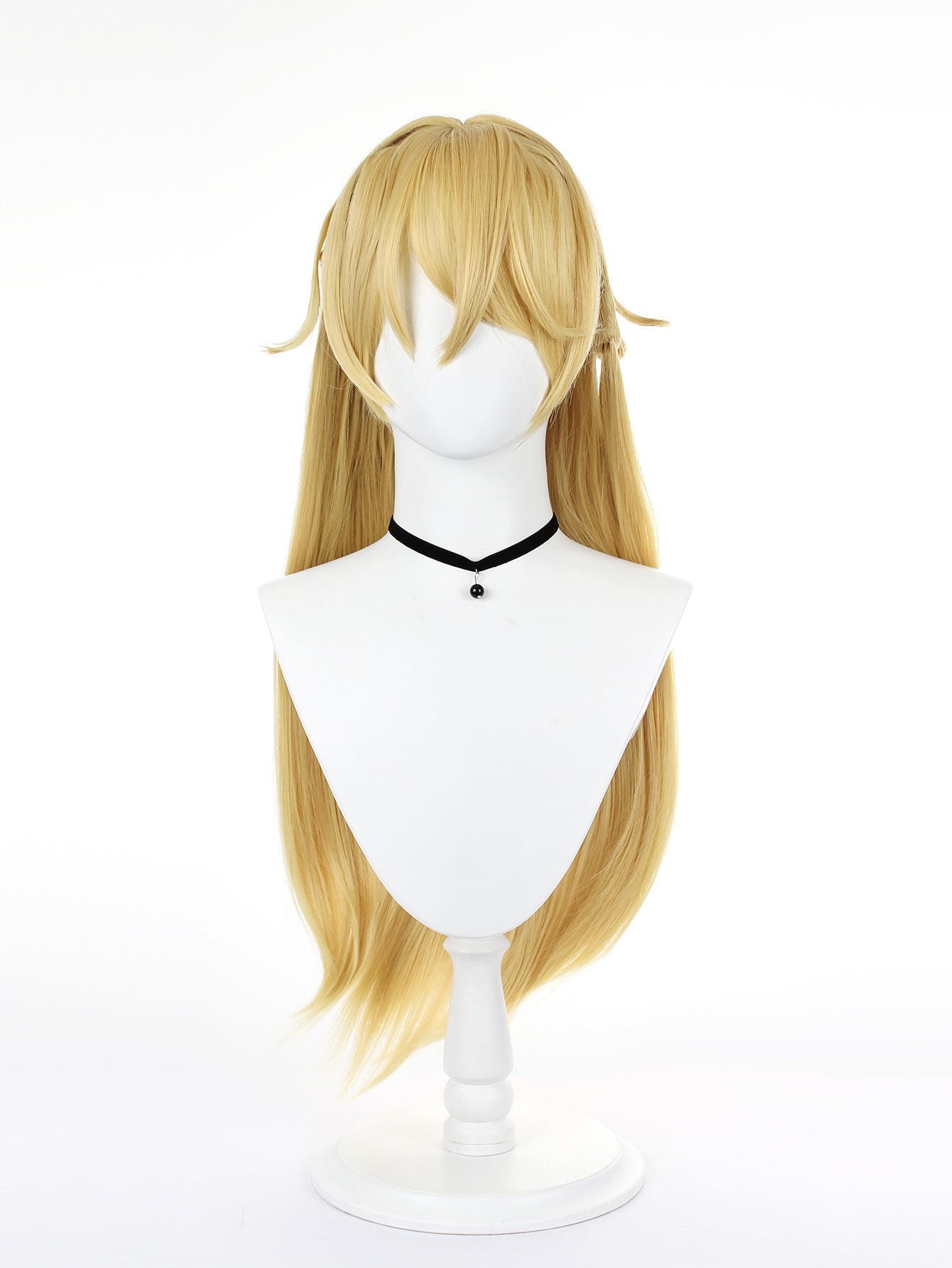 Long Straight Blonde Cosplay Wig Synthetic - Temu Australia