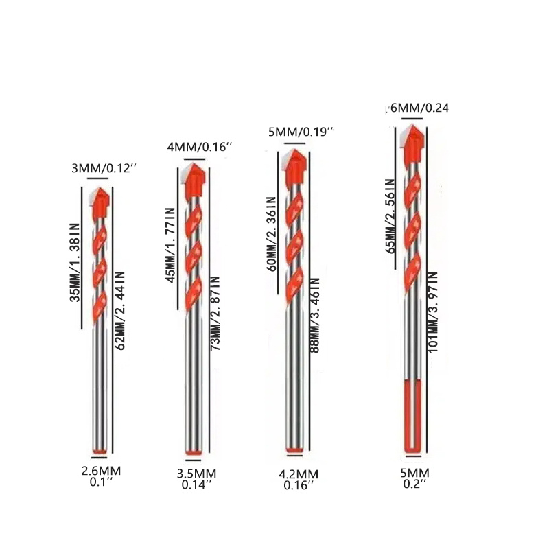masonry drill bit set multifunctional overlord drill bit set - Temu