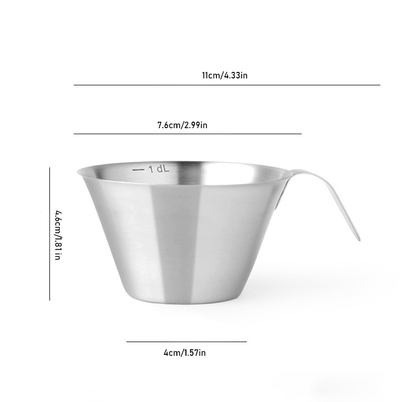 Measuring Cup Stainless Steel Espresso Cups Small Coffee - Temu