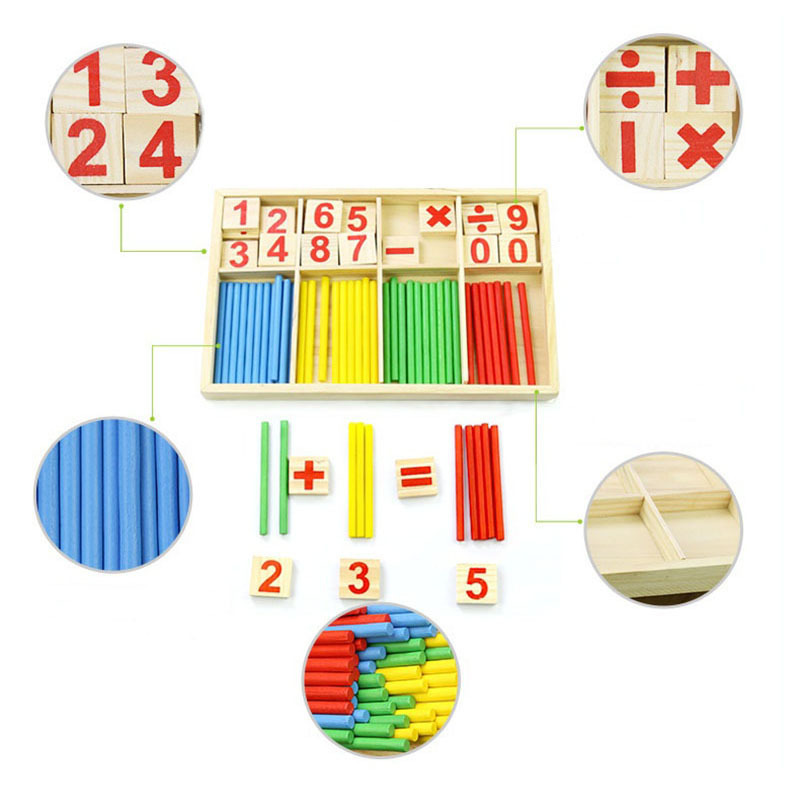 Boost Child's Math Skills Montessori Wooden Math Toys! - Temu