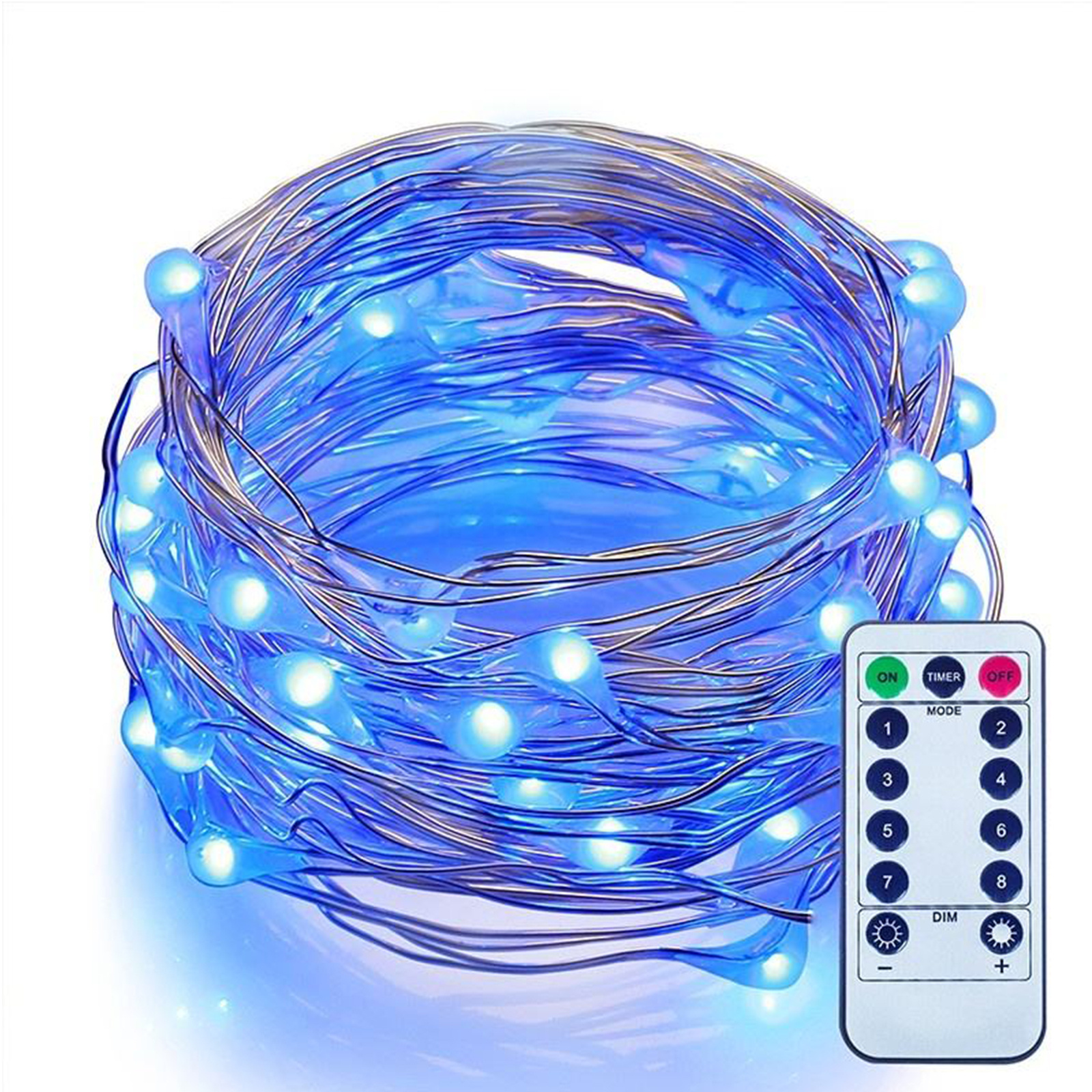 Decorative Curtains Remote Control Led Light 300 Leds Usb - Temu