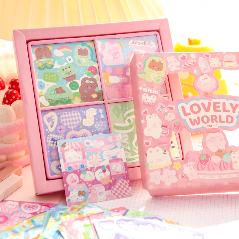 Cute Small Animal Glitter Stickers Perfect Decorating Life! - Temu