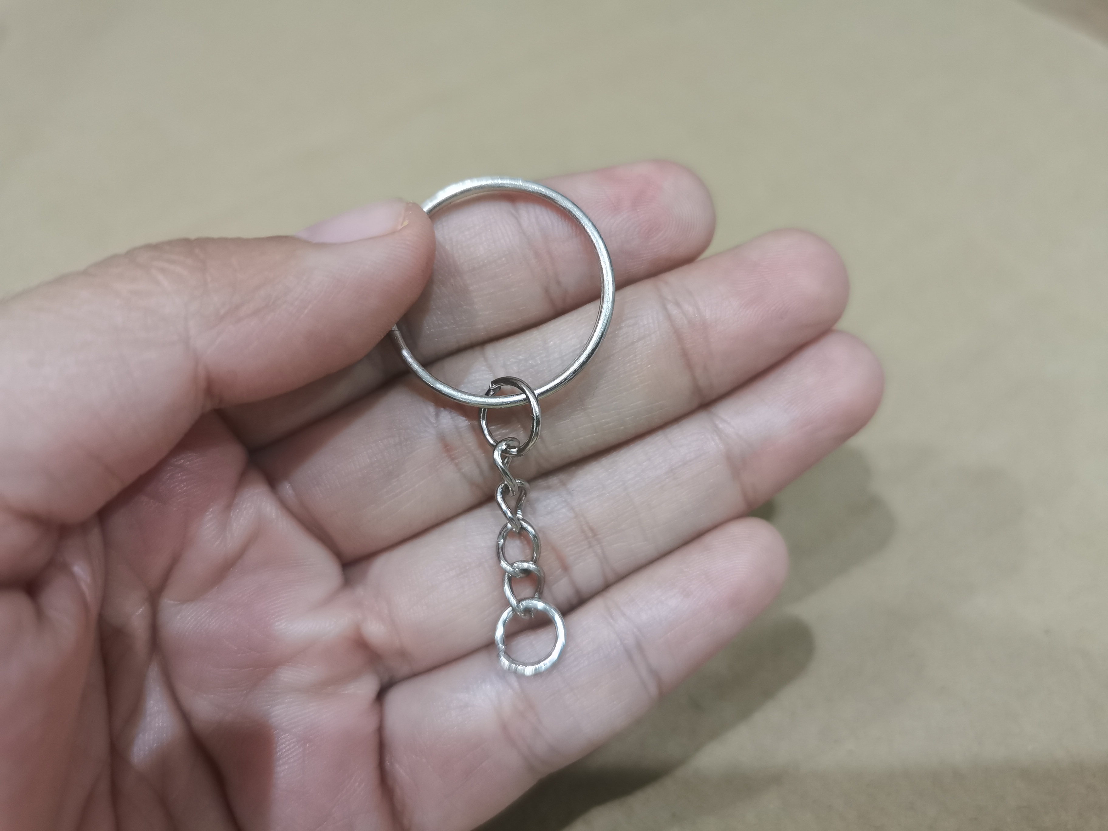 Key Ring Chain Open Jump Split Round Keychain Rings Bulk - Temu Australia