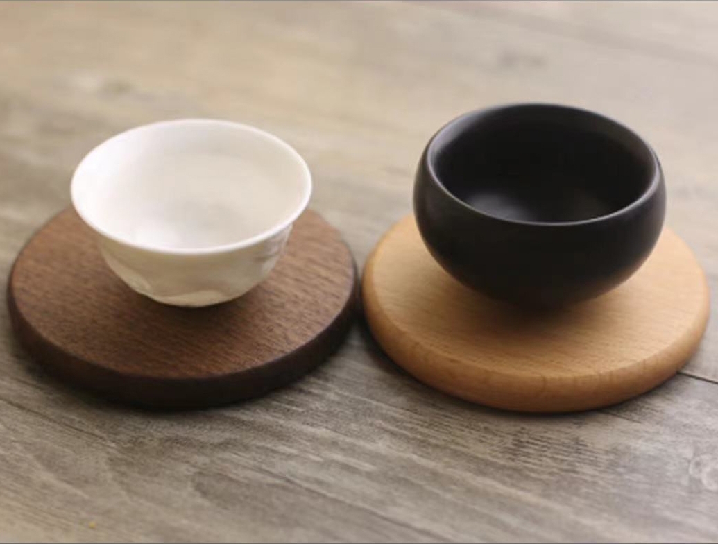 Wooden Coaster Set Tea Coasters Coffee Mats Heat Insulation - Temu