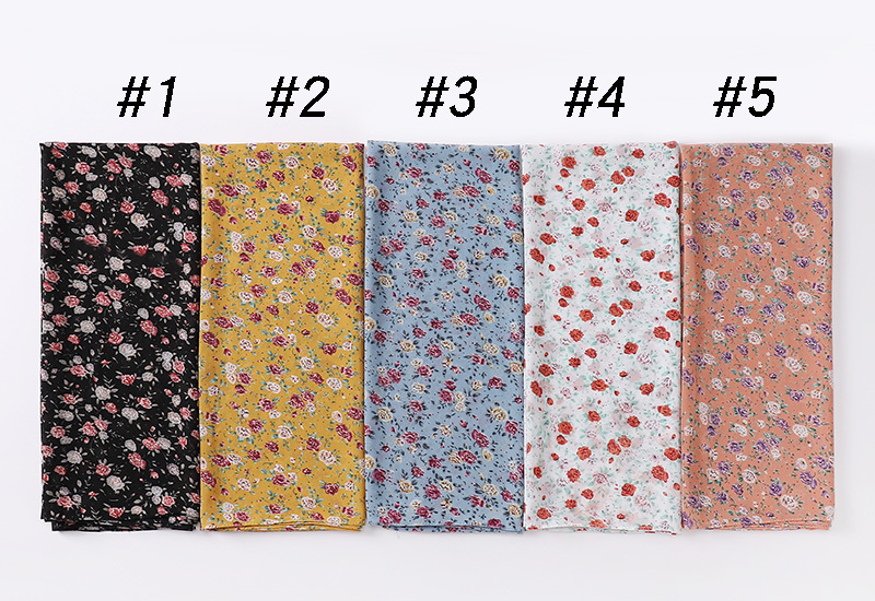 Pearl Chiffon Print Women' Head Scarf Long Soft - Temu Australia