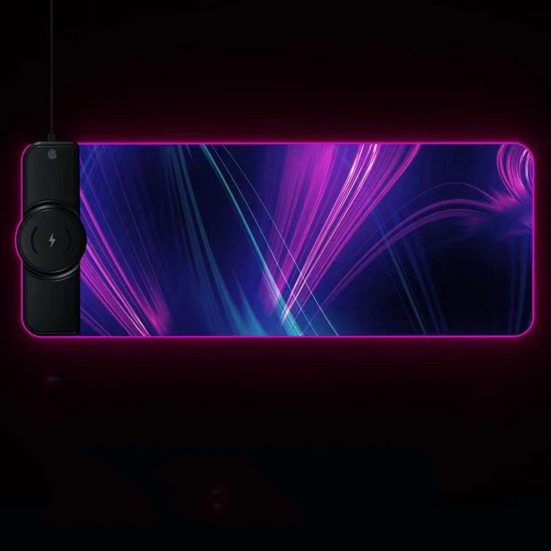 15w Wireless Charging Gaming Mouse Pad With Keyboard Wireless Charger ...