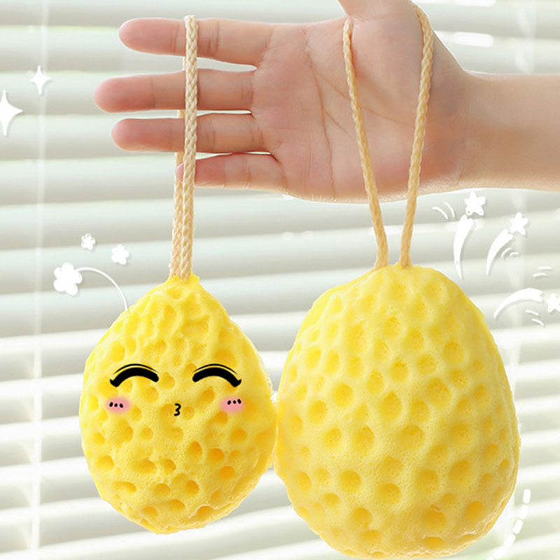 Bath Bubble Honeycomb Ball Cute Cheese Exfoliating Scrubber - Temu United