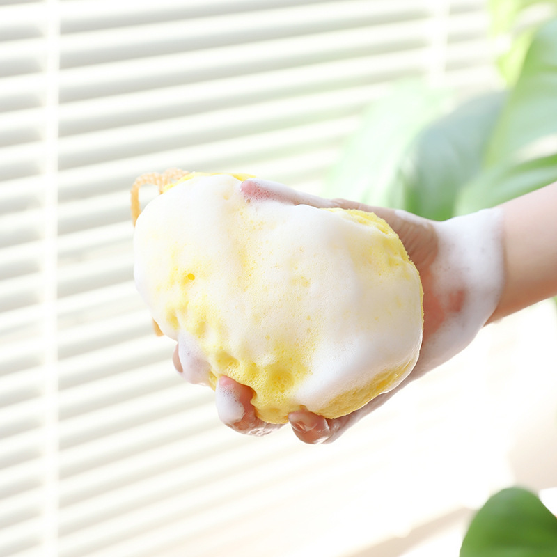 Bath Bubble Honeycomb Ball Cute Cheese Exfoliating Scrubber - Temu United