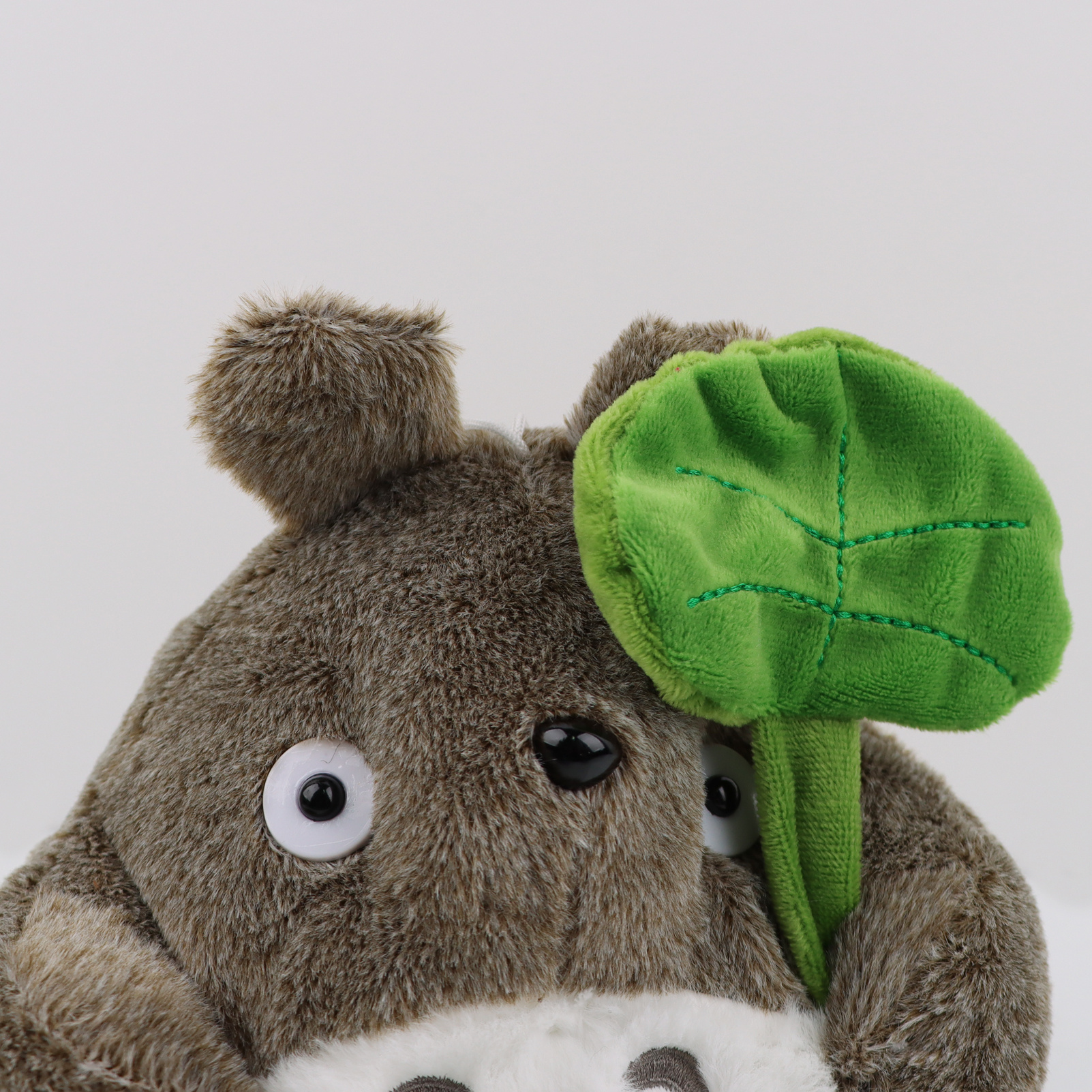 20cm 7 8in Cute Cat Plush Toy Lovely Doll Gray Cat With Lotus Leaf ...