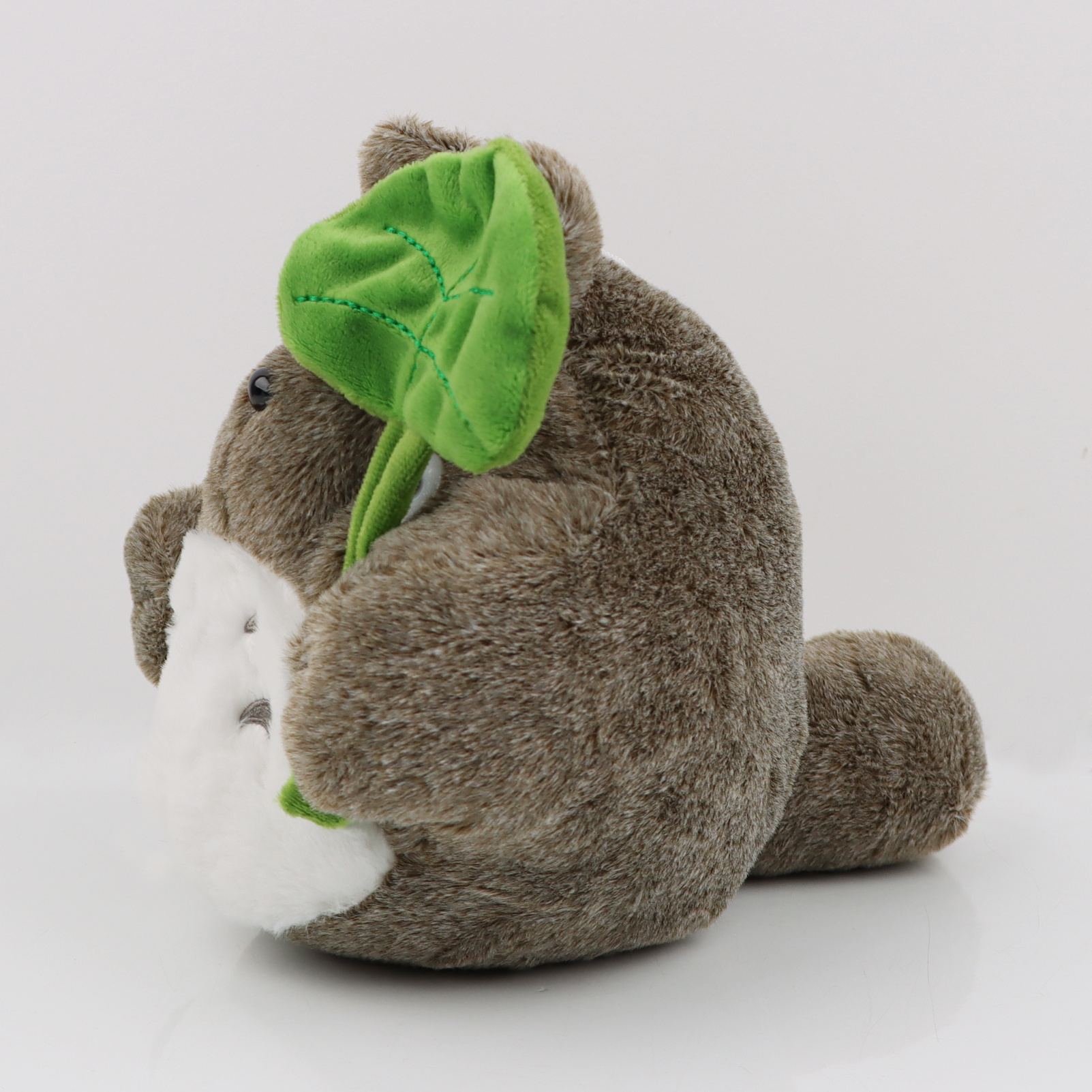 20cm 7 8in Cute Cat Plush Toy Lovely Doll Gray Cat With Lotus Leaf ...