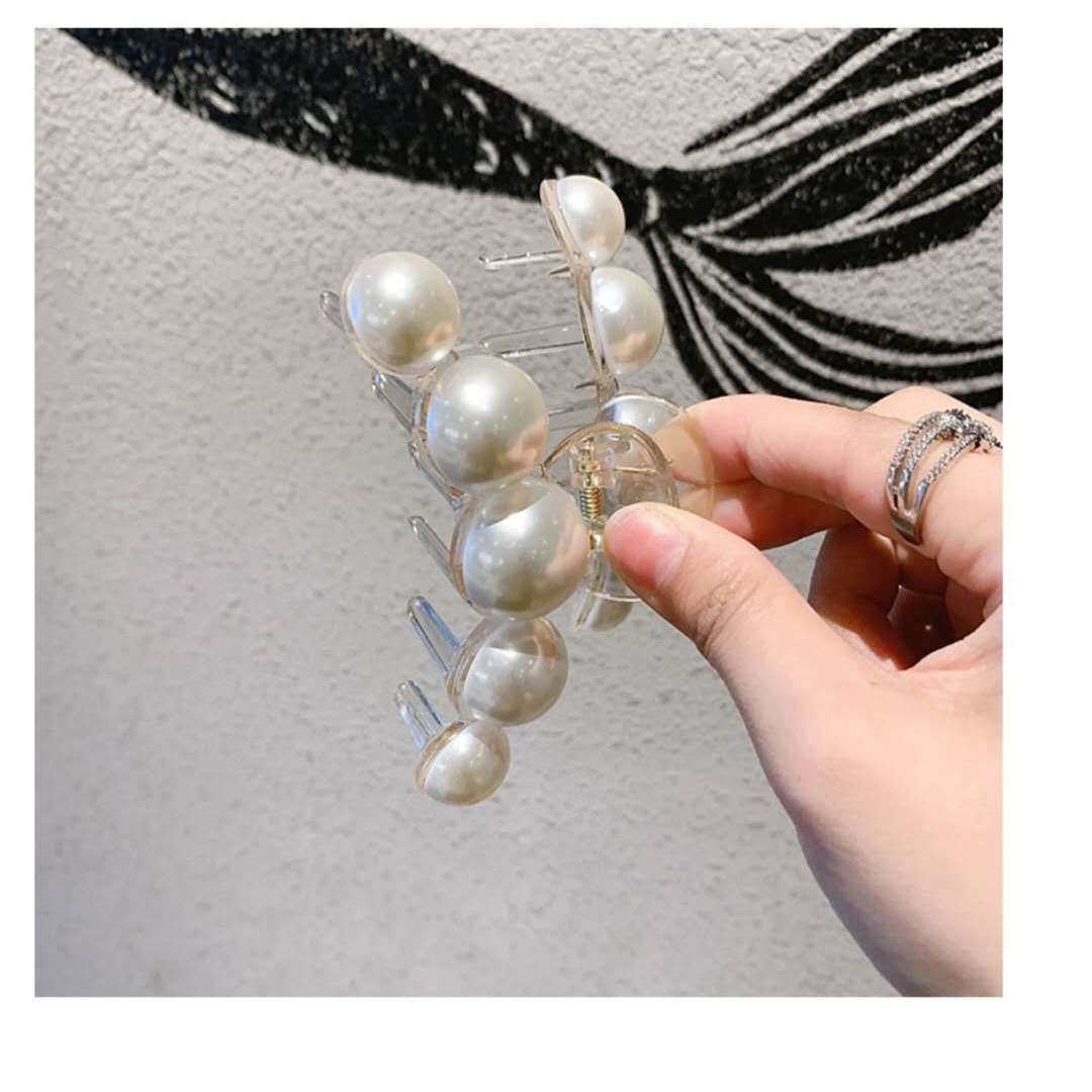 Pearl Hair Claw Styling Hair Clips Strong Hold Hair Jaw Clips Big Hair ...