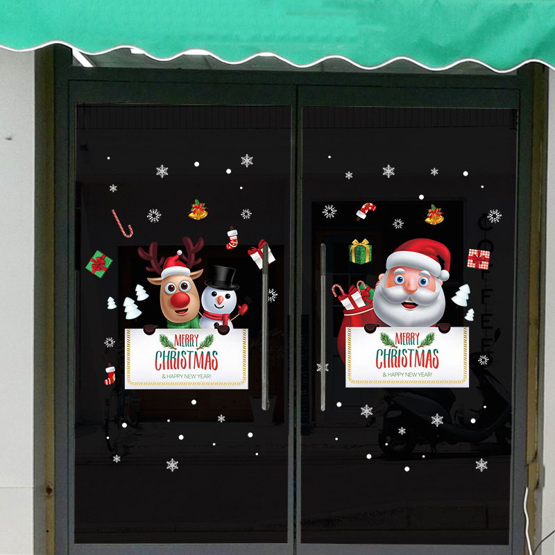 Decorative Creative Christmas Window Clings Santa Claus - Temu Australia
