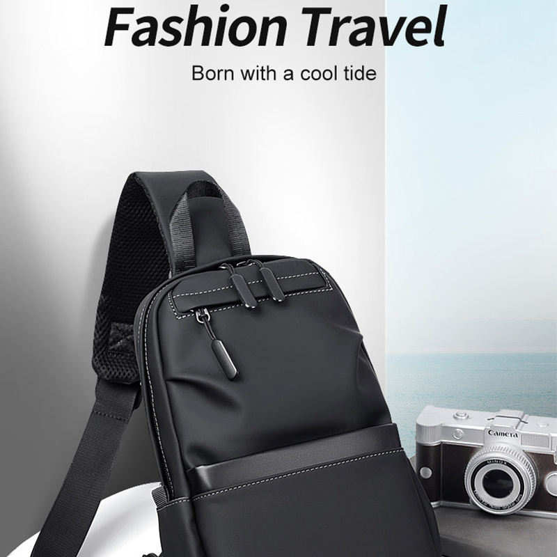 Men' Crossbody Bust Bag Casual Men's - Temu
