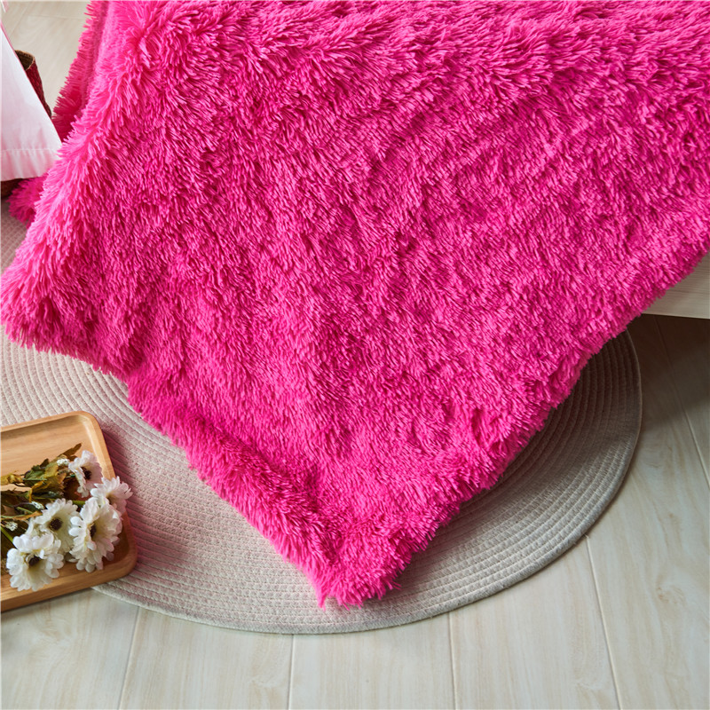 Warm Cozy Rose Red Flannel Blanket Living Room Office - Temu United Kingdom