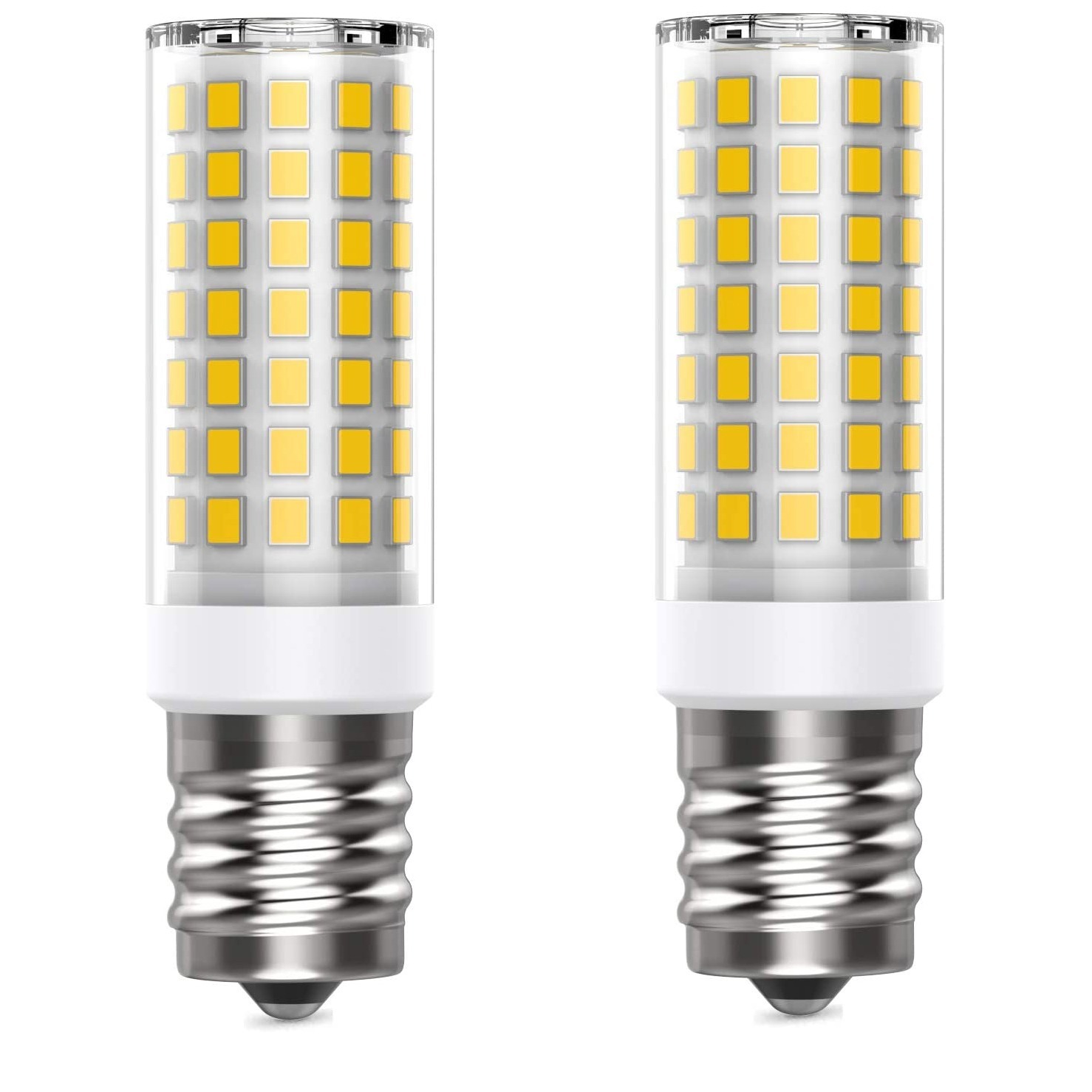 2pcs E17 Led Bulbs For Microwave Equipments 8206232a Equivalent With Ceramic 75w Halogen Bulb ...