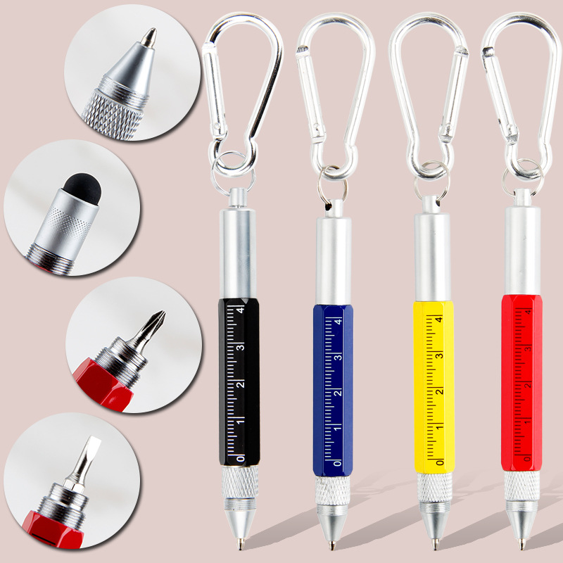 6 In 1 Mini Multifunction Ballpoint Pen Stylus The Ultimate Writing ...