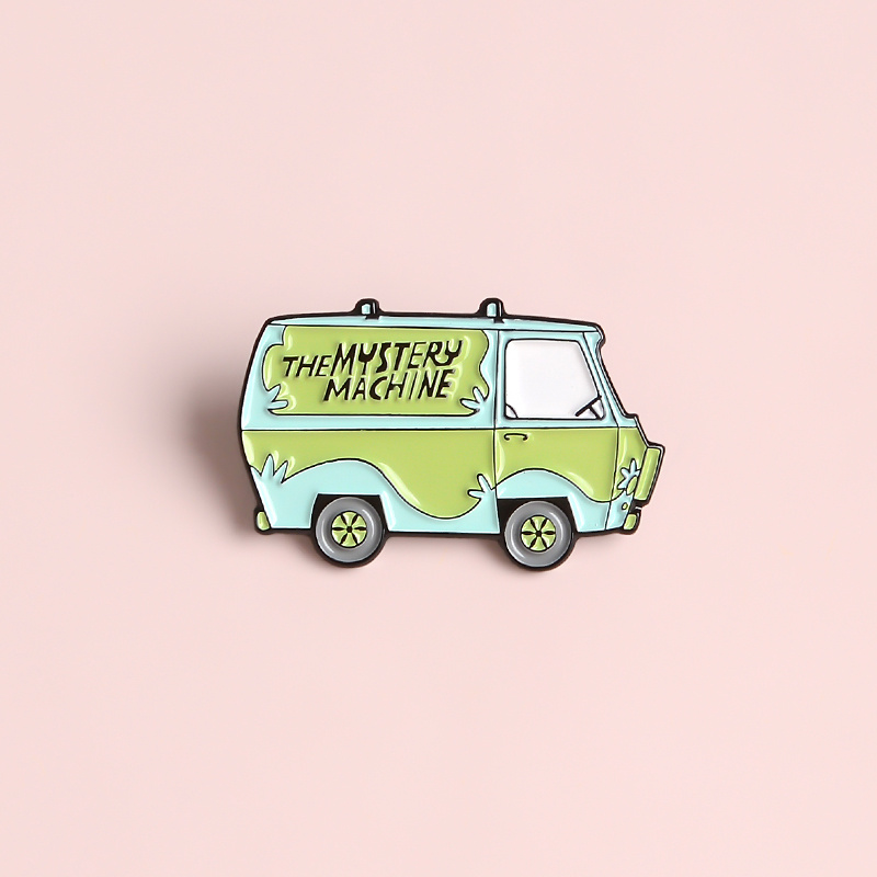 Enamel Pins Custom Cartoon Bus Brooches Lapel Pin Shirt Bag - Temu