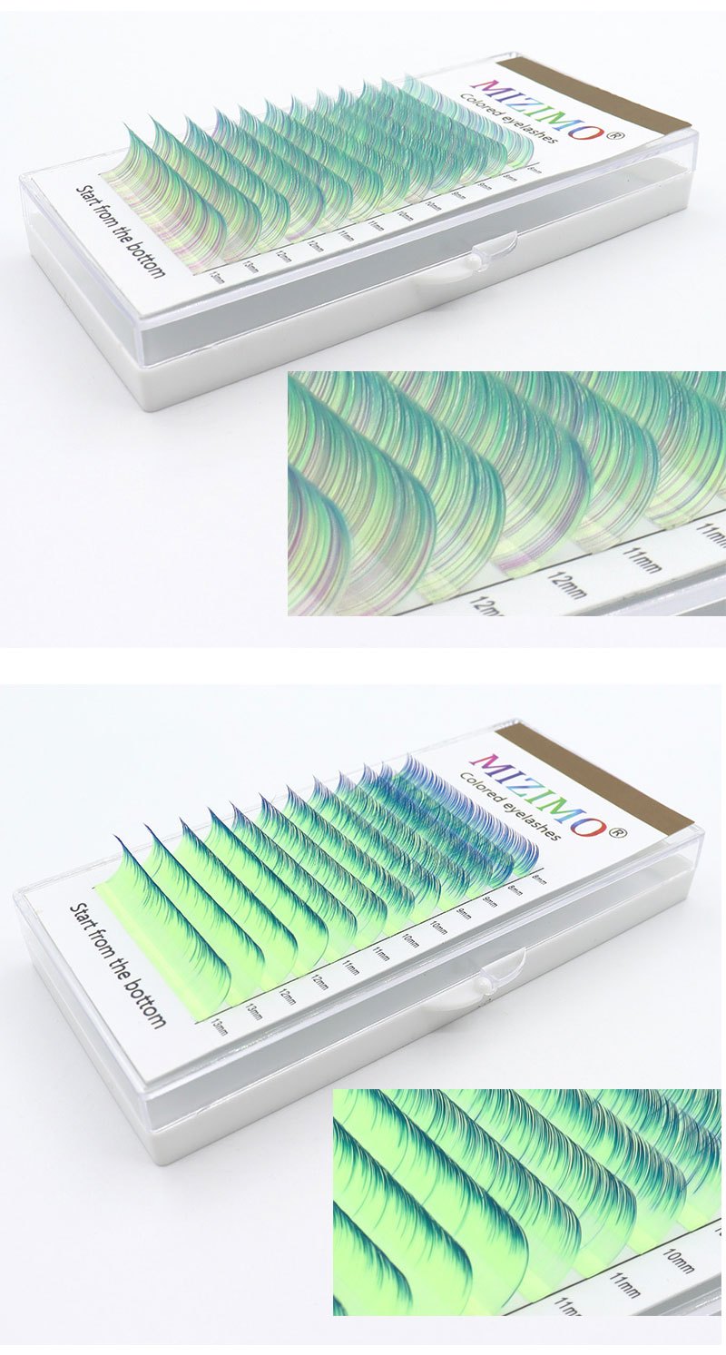 Colored Volume Lash Extensions Fans Individual - Temu South Africa