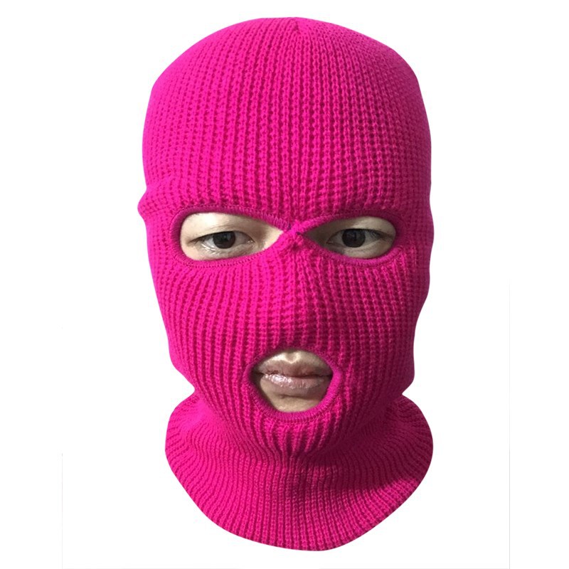 1pc Full Face Cover Ski Mask Hat 3 Holes Balaclava Army Tactical Cs ...