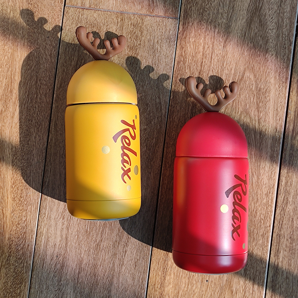 stainless steel insulation cup cute portable water kettle with straw ...