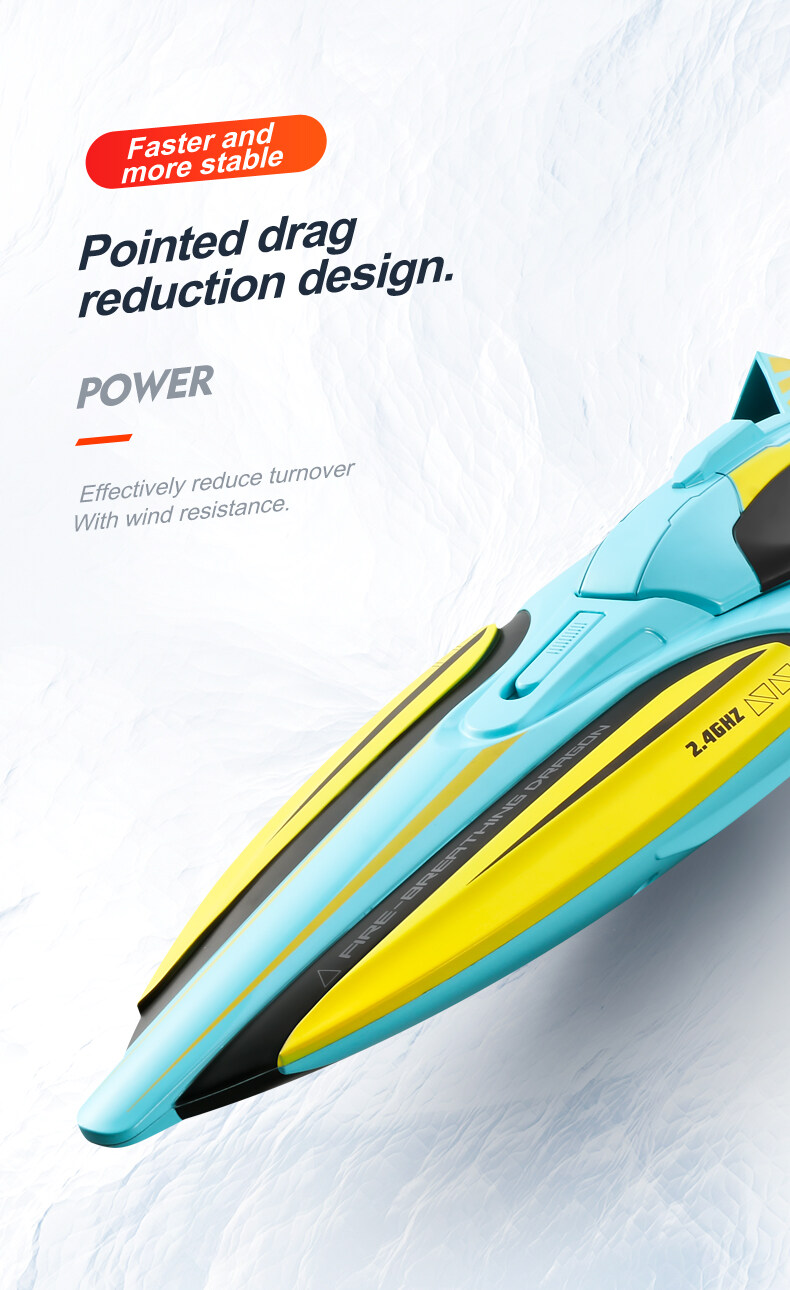 Rc Boat 2 Batteries Dual Motors High Speed 30km/h Remote - Temu