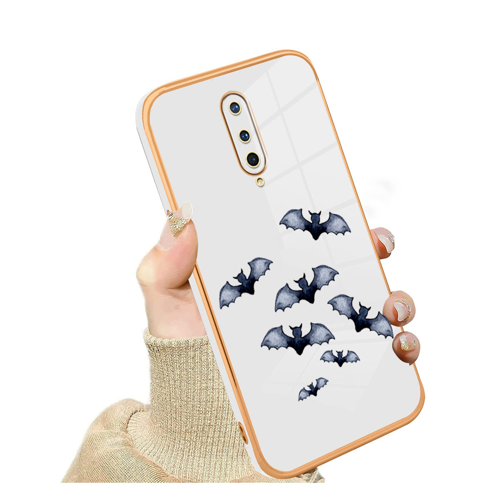 Halloween Mobile Phone Case, Galvanized Silicone Full Bag Fall ...