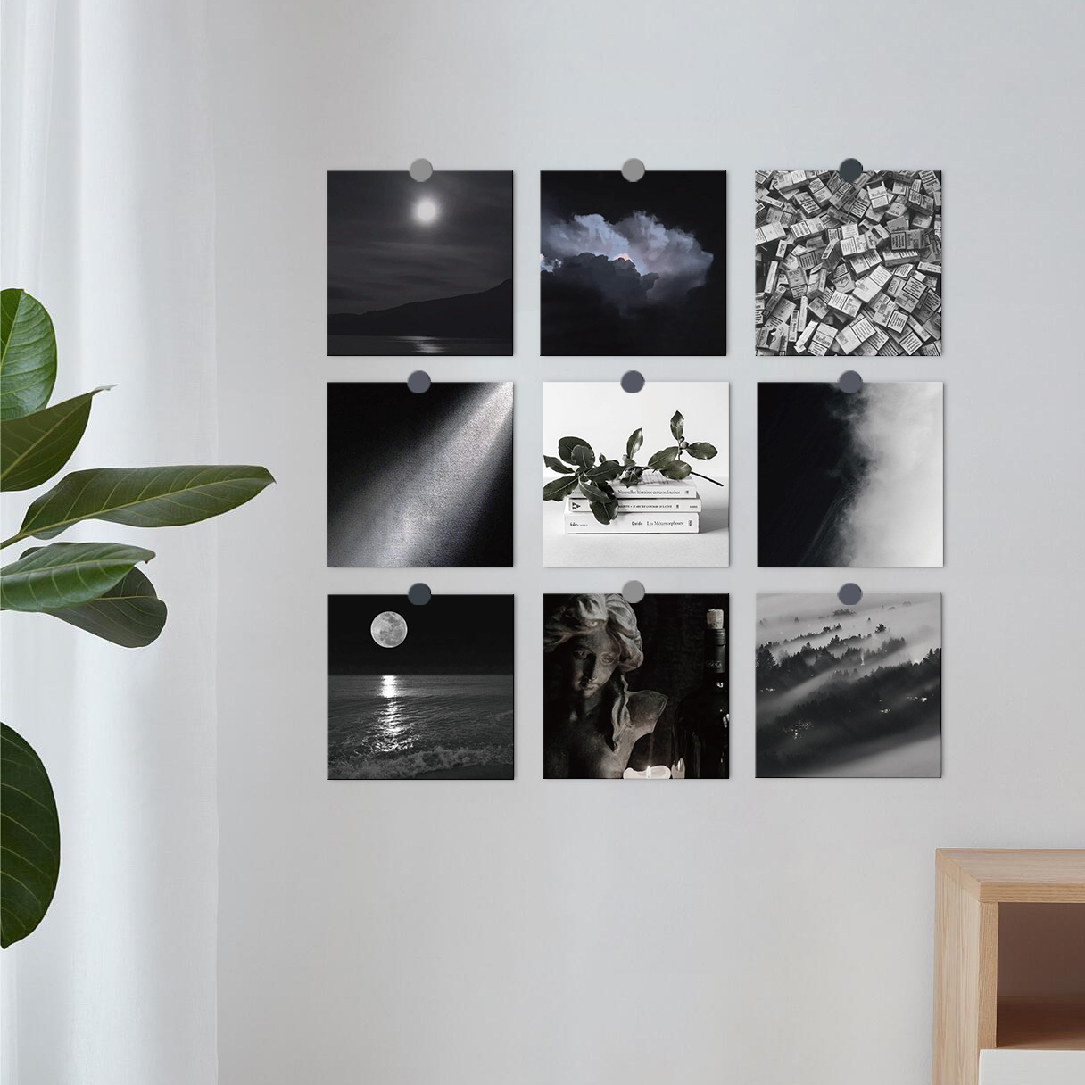 Black White Print Bedroom Diy Wall Decor Mesh Red - Temu Australia