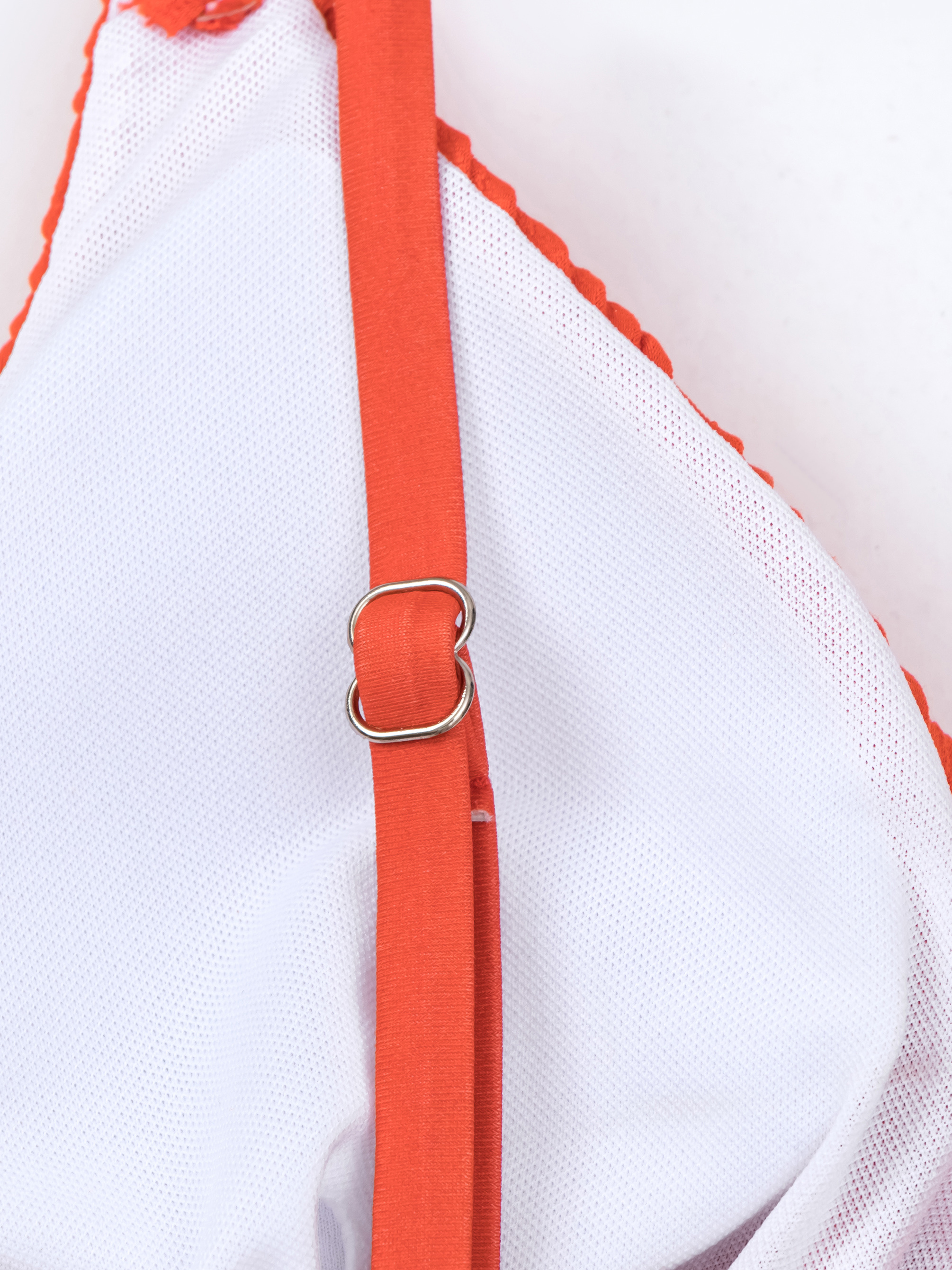 Wavy Embossed Texture Bikini Sets Line Side High - Temu Australia