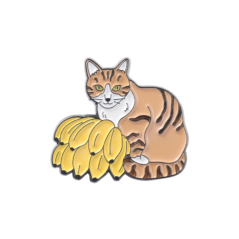 Cat Pattern Zinc Alloy Pin - Temu United Kingdom