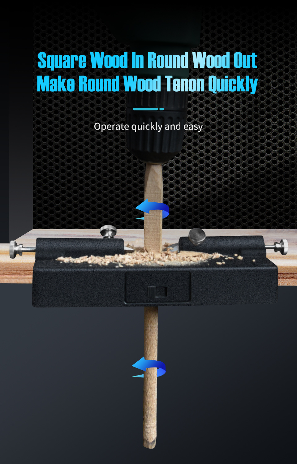 Log Tenon Making Tool Kit High Precision Drilling Guide - Temu