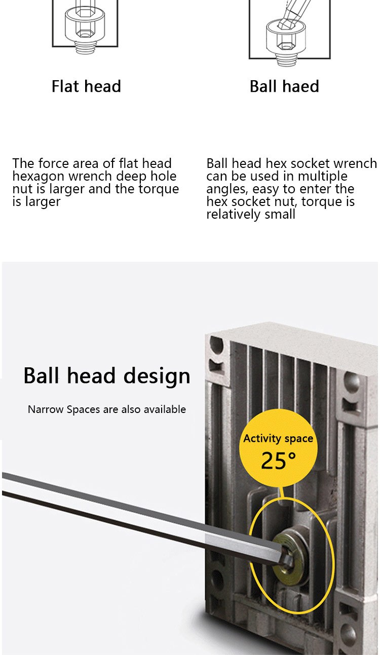 Double end L Hex Set Key - Temu Norway