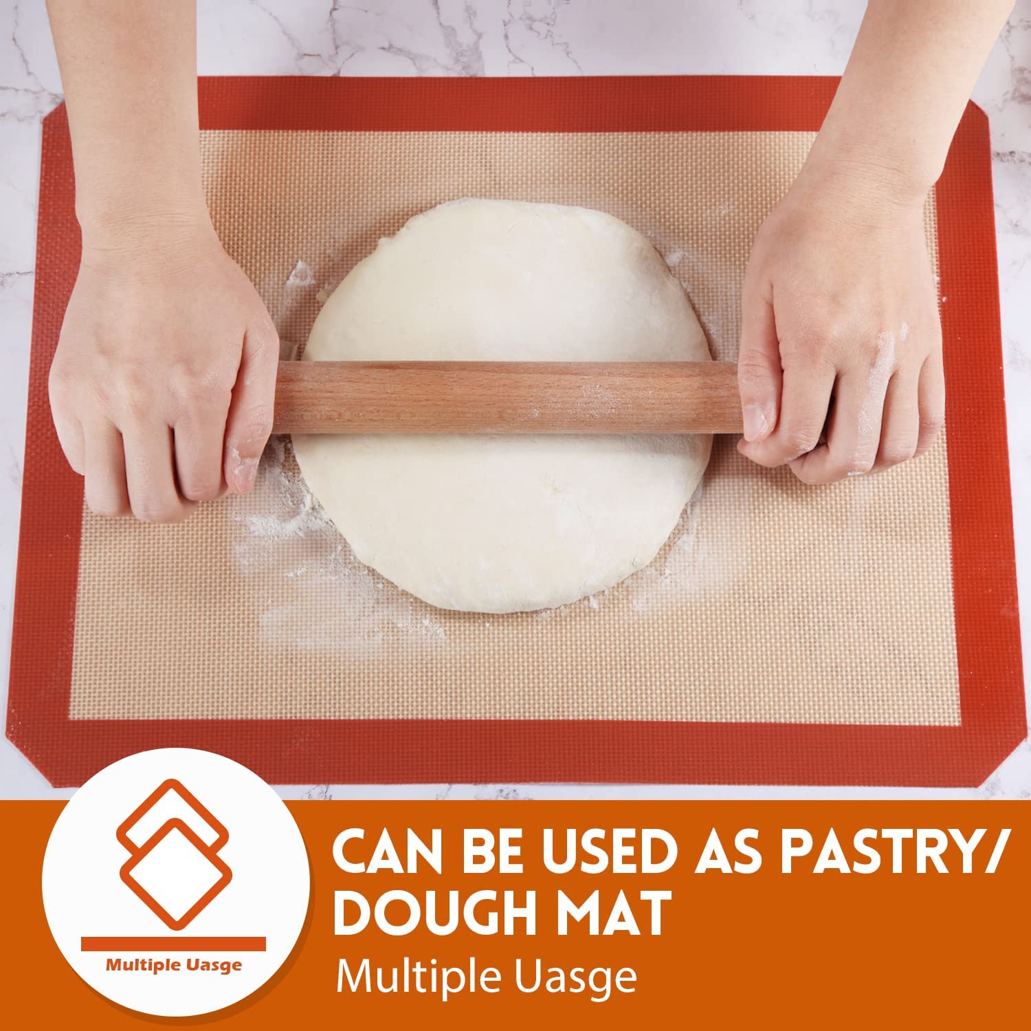 silicone baking mat tray pan liners reusable - {region_name}