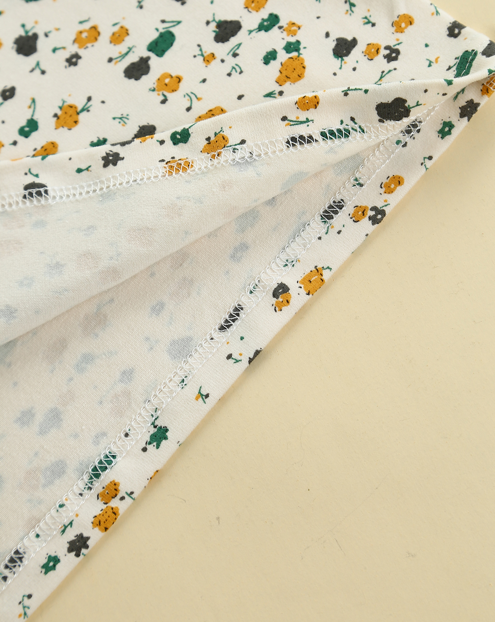 baby girls pajamas family outfit print round neck long - {region_name}