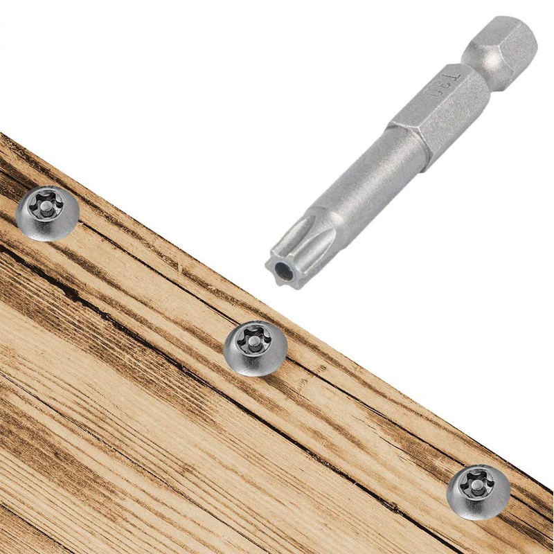 Torx Head Screwdriver Bit Set Hex Shank T5 t40 S2 - Temu