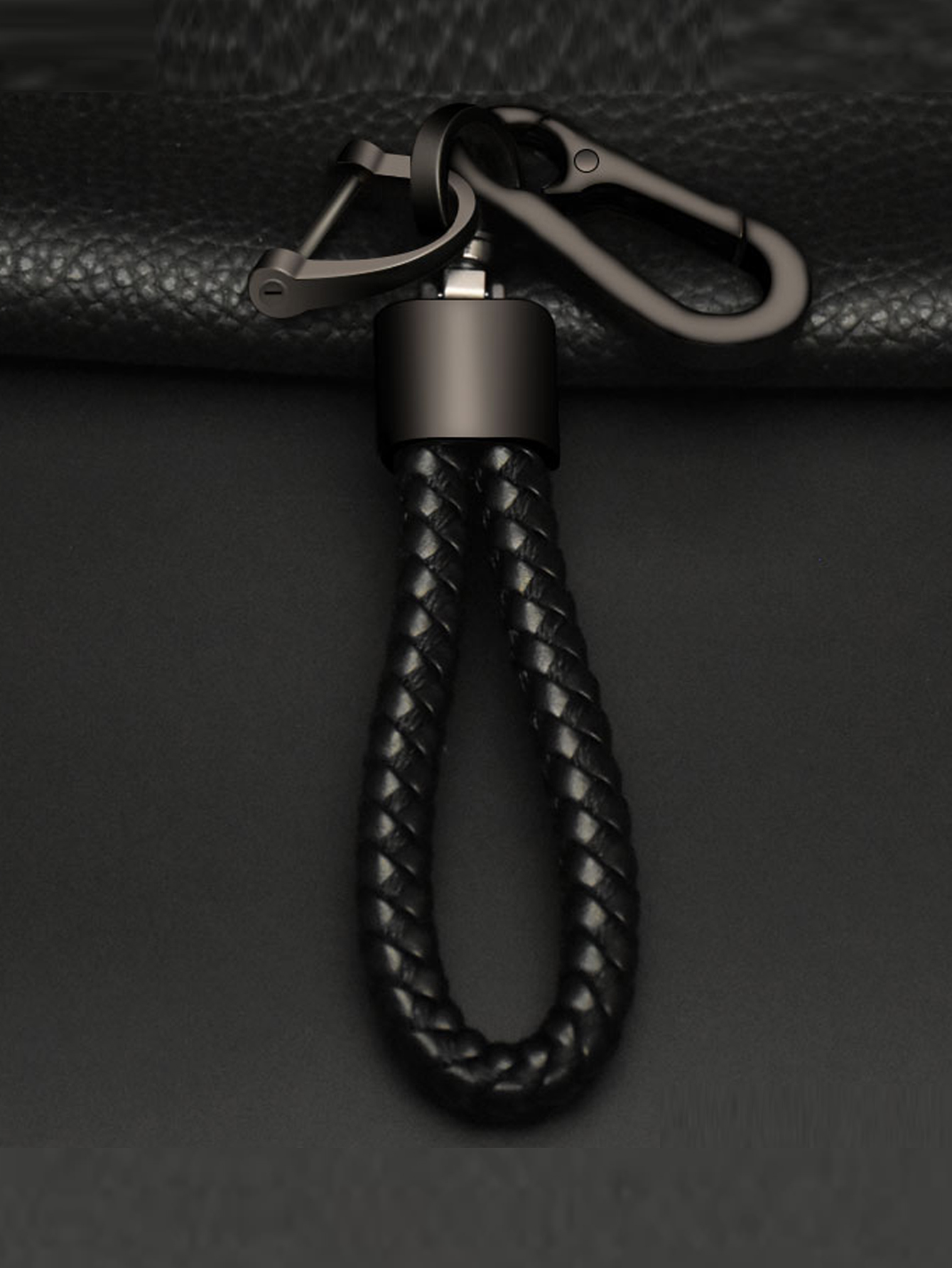 Braided Rope Car Keychain Car Key Ring Car - Temu