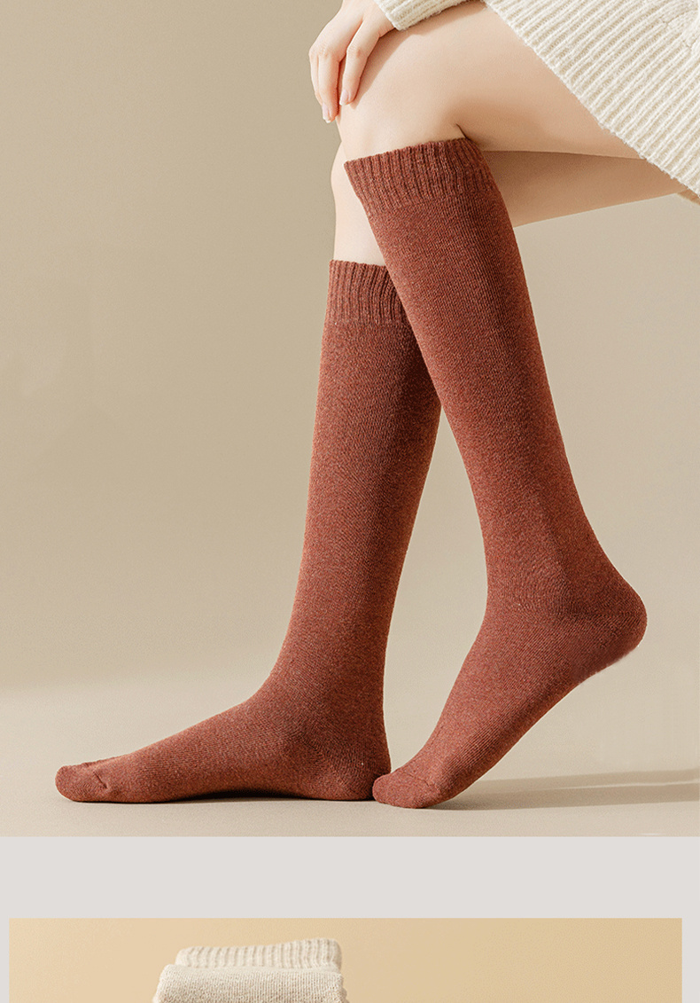 Warm Calf Socks Simple College Style Knee High Socks - Temu United