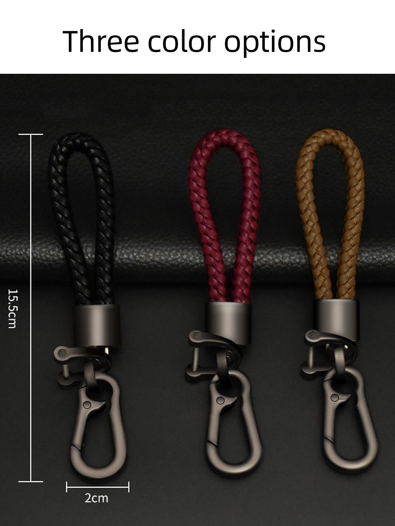 Braided Rope Car Keychain Car Key Ring Car - Temu