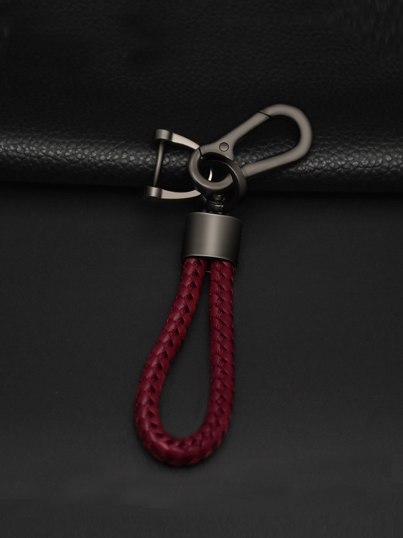 Braided Rope Car Keychain Car Key Ring Car - Temu