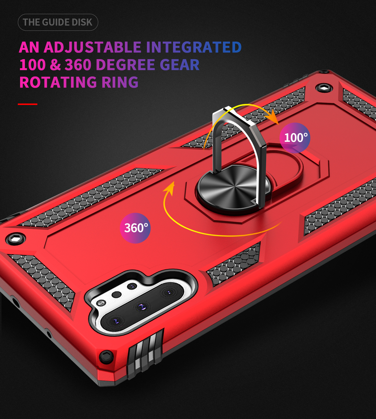 Slide Lens Protection Cover Folding Kickstand Phone Case - Temu United