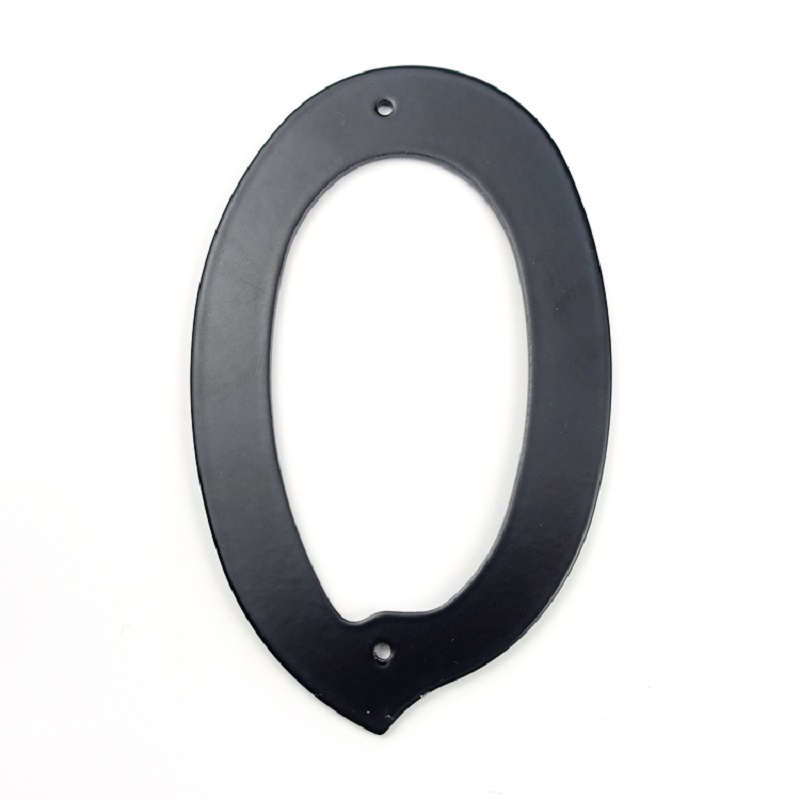 House Number Black Aluminum Alloy Number Metal Address Sign - Temu United