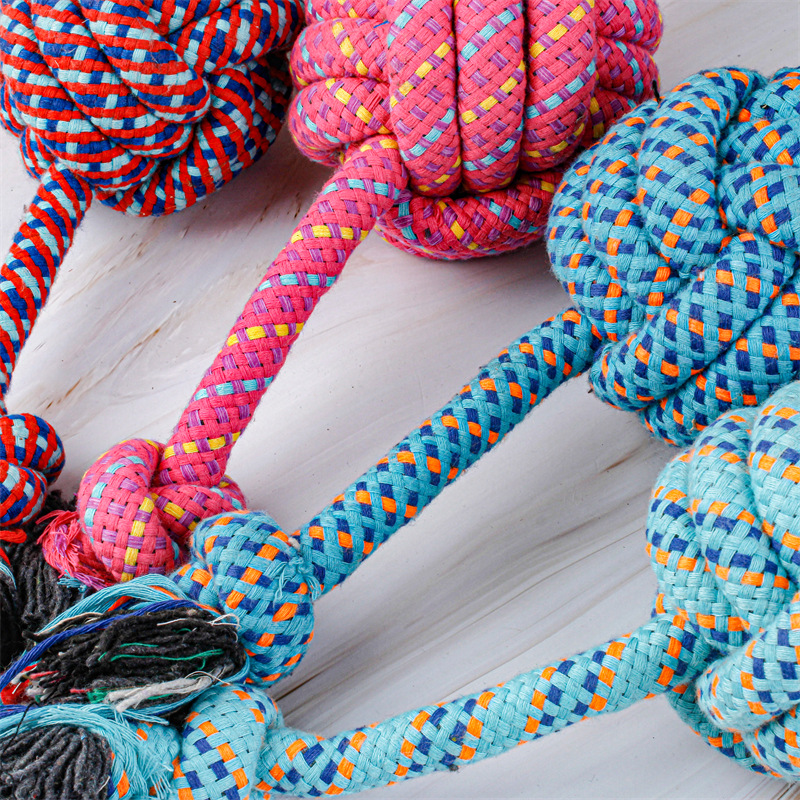 pet knot toy bite resistant dog chew toy interactive - Temu Australia