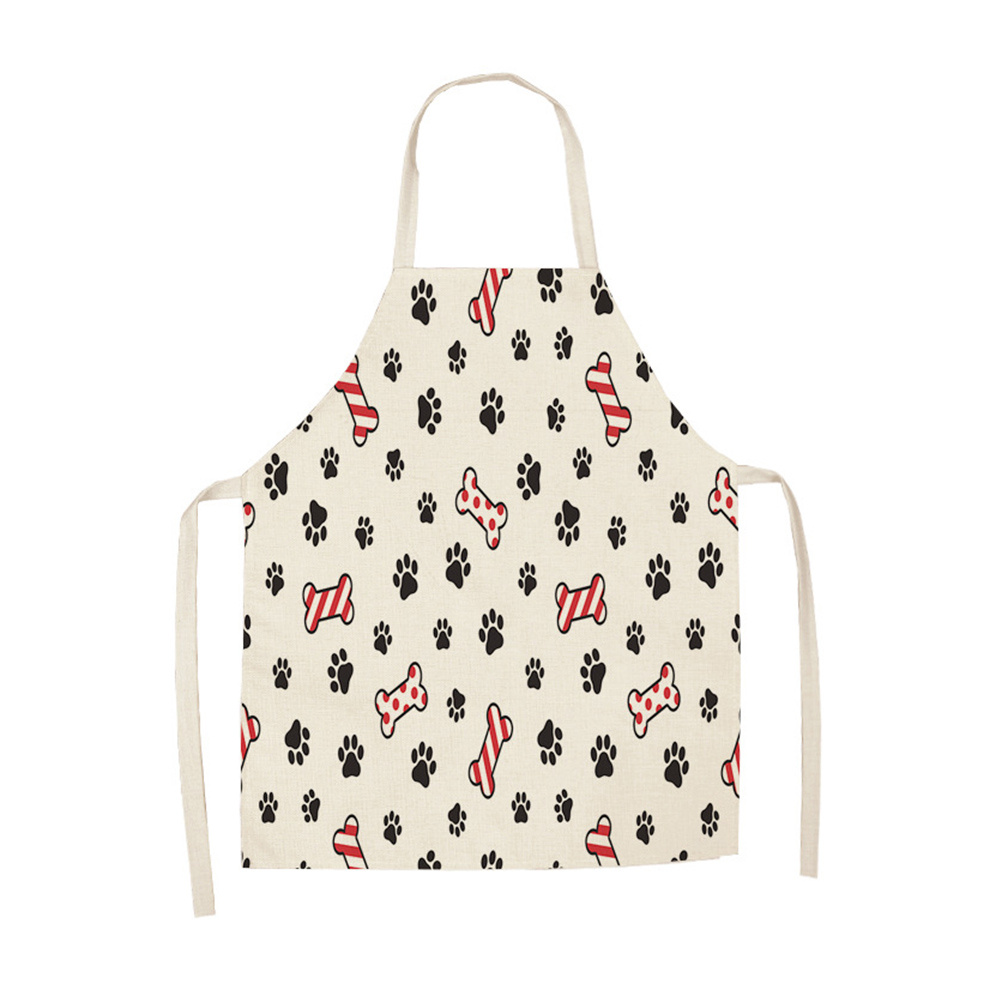 Linen Print Kitchen Aprons Unisex Dinner Party - Temu Australia