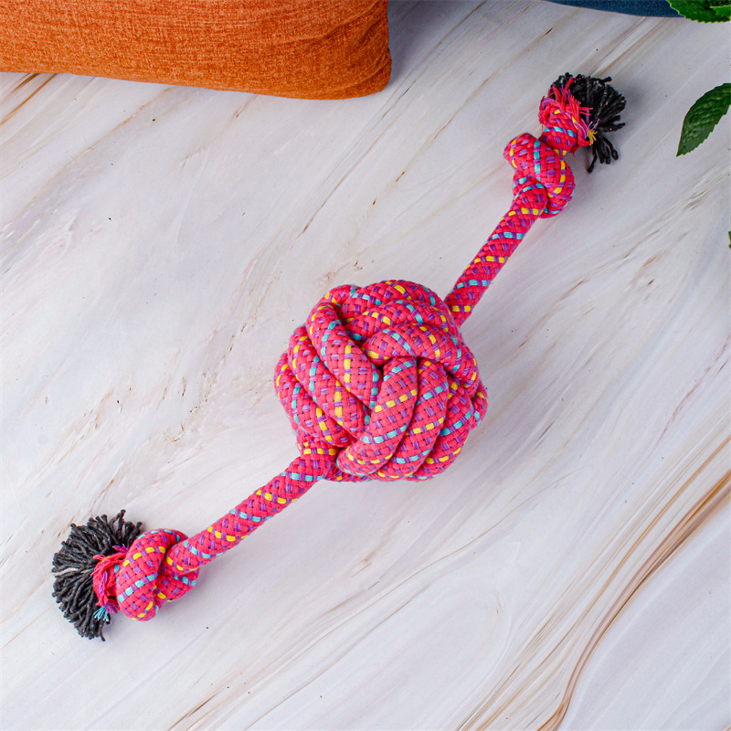 Pet Knot Toy Bite Resistant Dog Chew Toy Interactive - Temu Australia