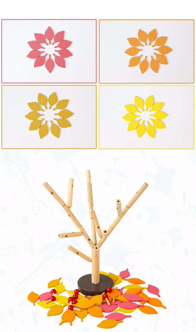 Diikamiiok Diy Wooden 3d Puzzles Assembled Tree Blocks Kids - Temu