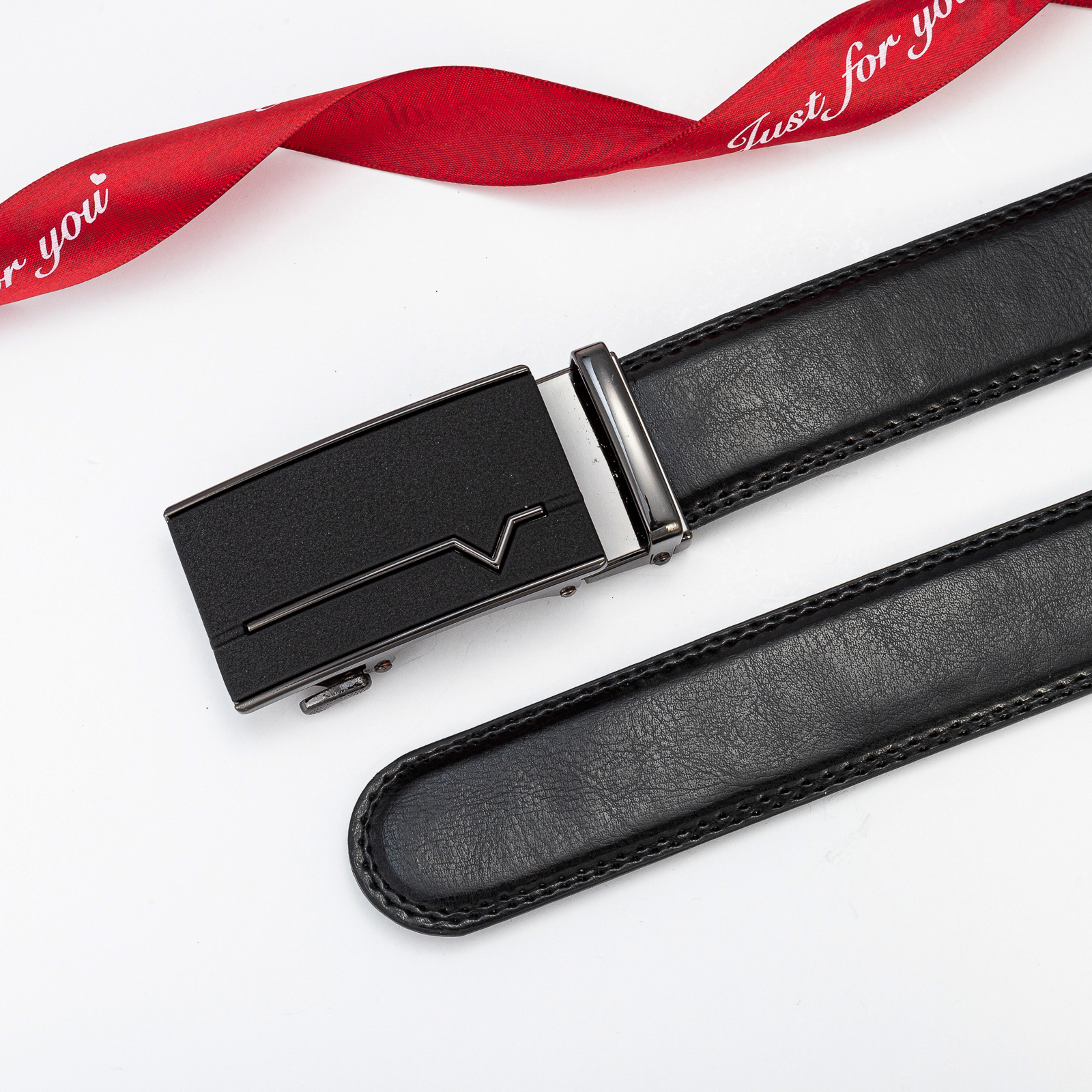 1pc mens matte surface mens automatic belt versatile pu leather belt ...