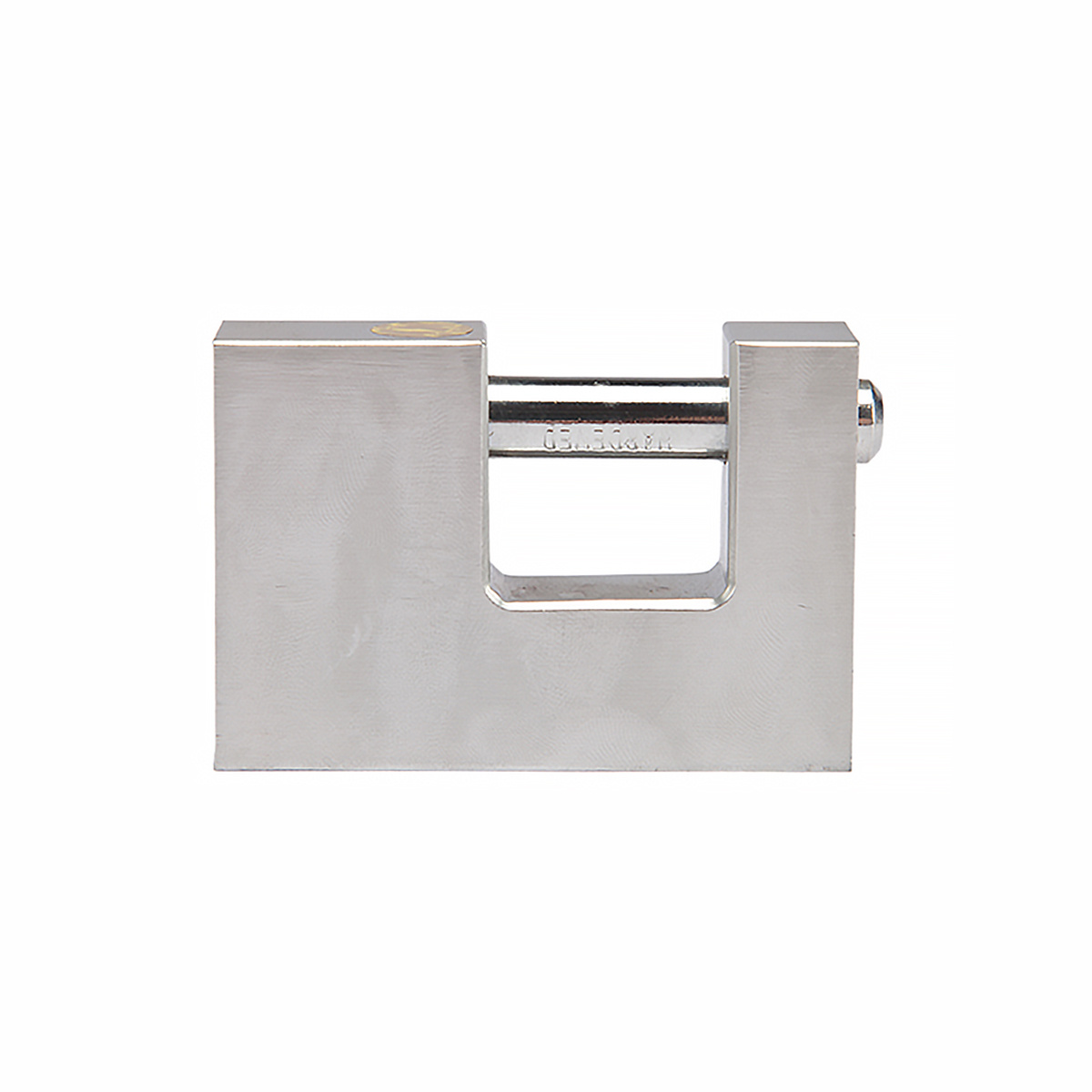 1 Piece Hardened Solid Iron Brass Rectangular Iron Blade Padlock 2.8" 3 ...