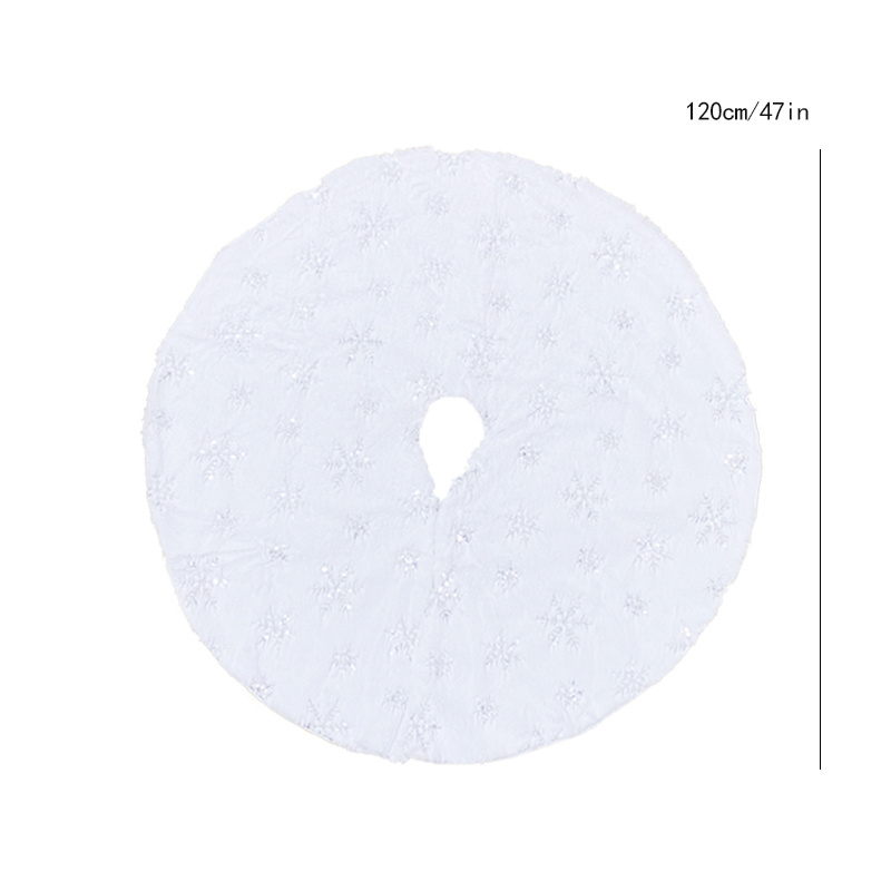 1pc Silver Sequin Christmas Tree Dress Christmas Supplies Home Holiday ...