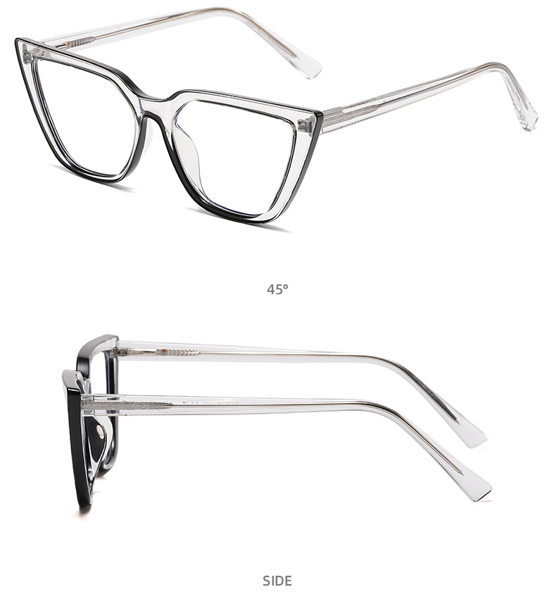 Transparent Computer Glasses Frame Women Unisex blue Light - Temu